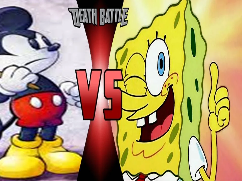 Image - Mickey vs. Spongebob.jpg | Death Battle Fanon Wiki | Fandom ...