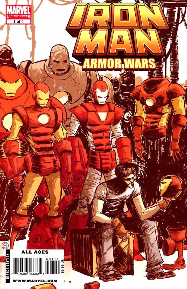 Image - Marvel Comics - Iron Man and his Suits of Armors as seen on one ...