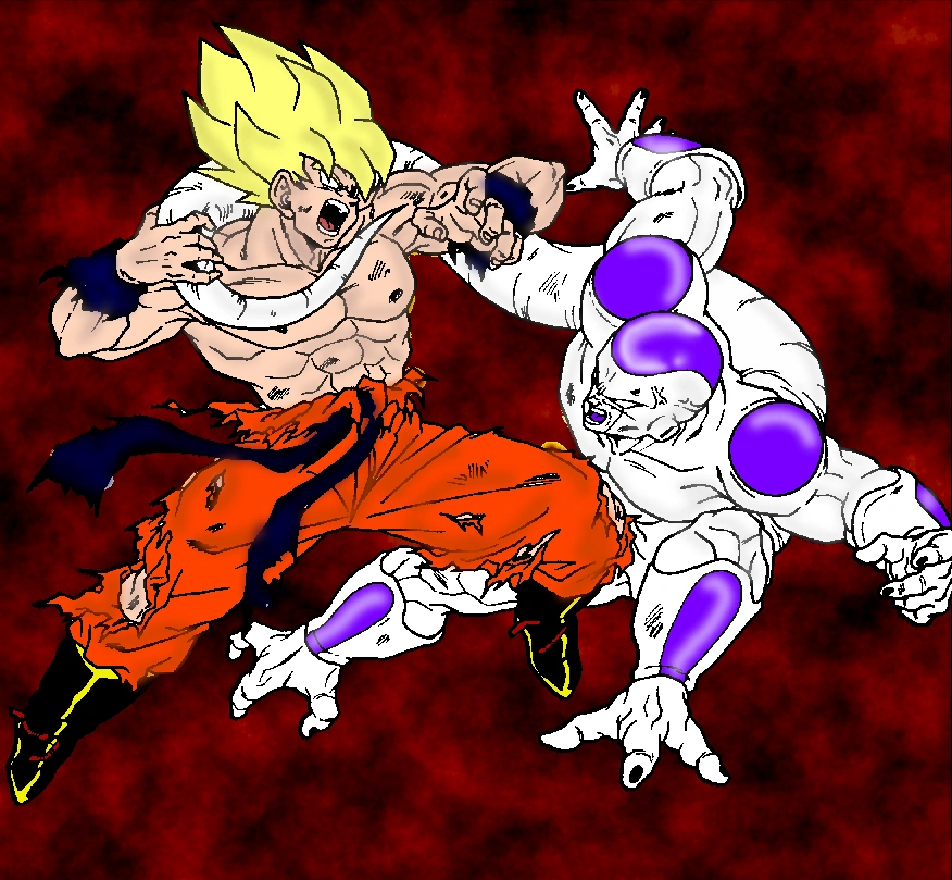 Image - Goku vs frieza by thelucasrbp-d40gw88.png | Dragon Ball Wiki ...