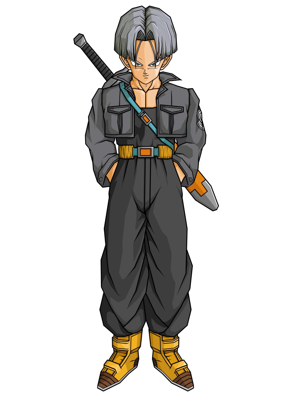 Image - Future trunks alt costume by Rockeruz.jpg | Dragonball Fanon ...