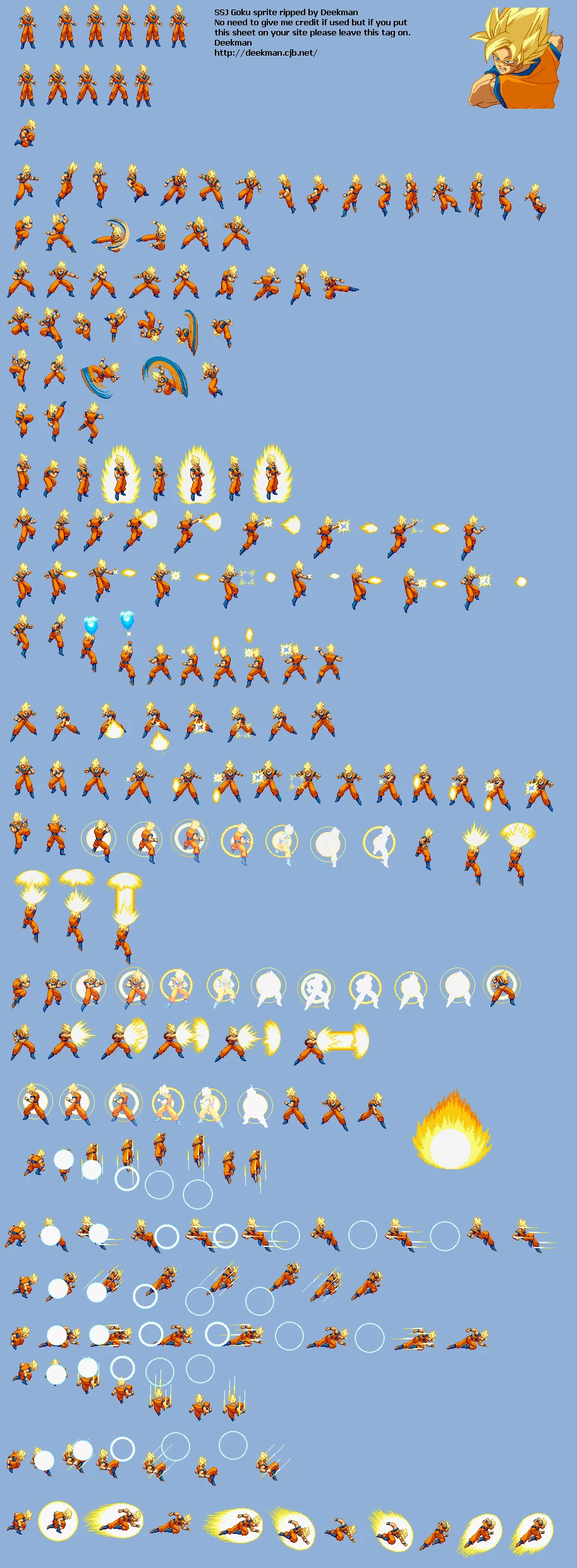 Hyper dragon ball z mugen sprites - editrewa