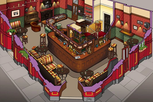 Image - Queen Vic Drawing 2(Inside Soap).jpg | EastEnders Wiki | FANDOM ...