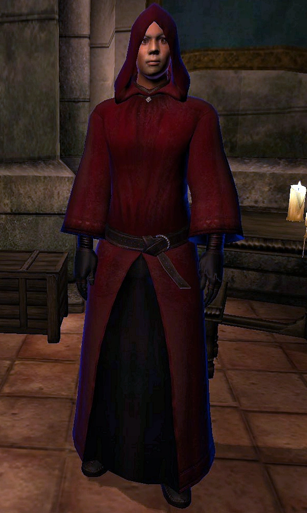 Black Hand Robe Costume Eso
