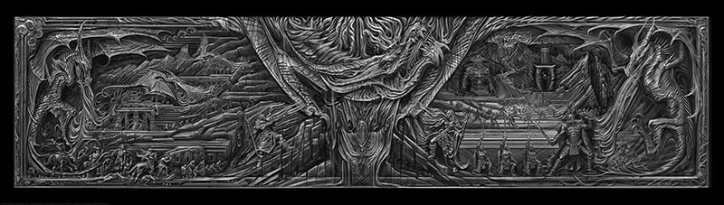 Alduin's Wall Lithograph | Elder Scrolls | Fandom powered by Wikia