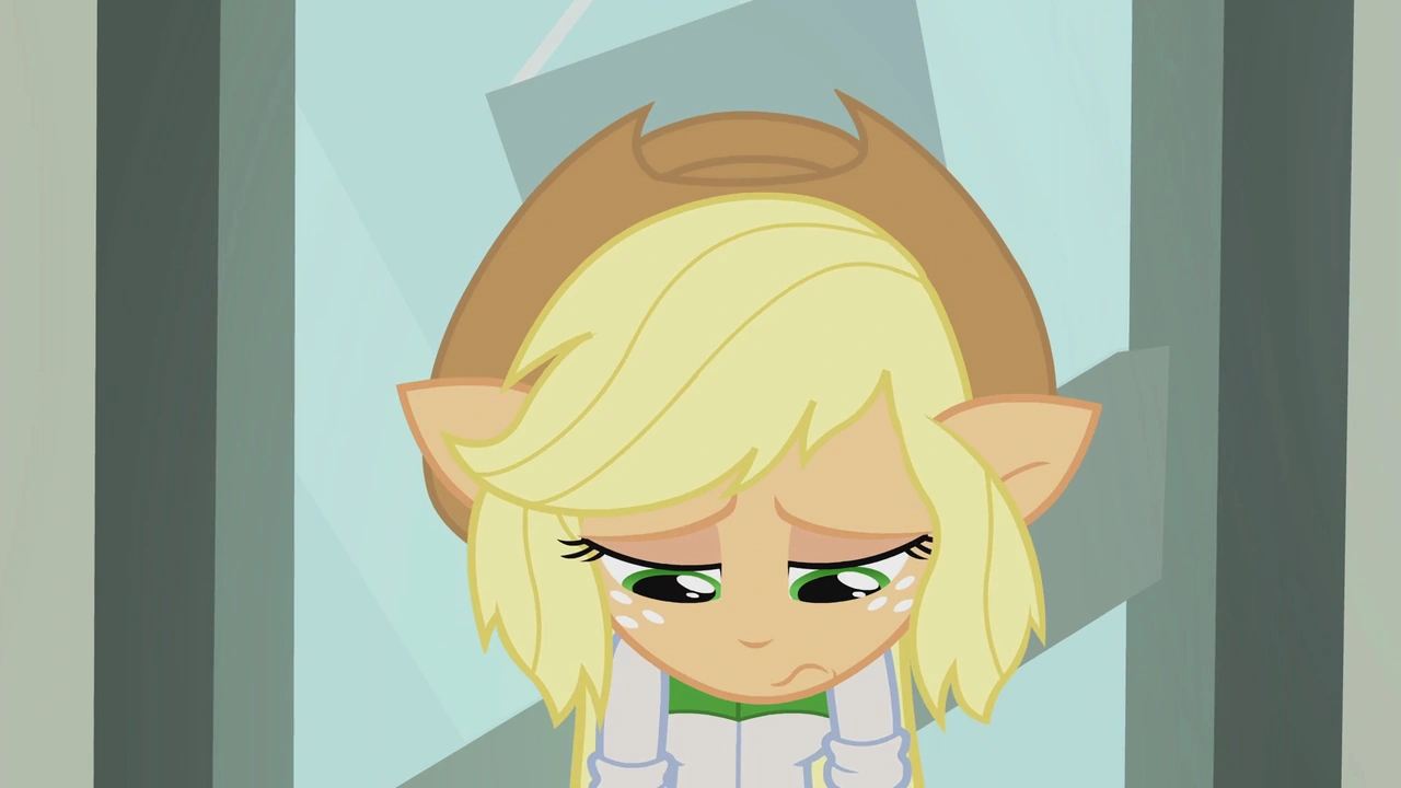 Image - Applejack sad EG2.png | My Little Pony Equestria Girls Wiki ...
