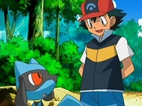Imagen - EP540 Ash con Riolu.png | WikiDex | FANDOM powered by Wikia
