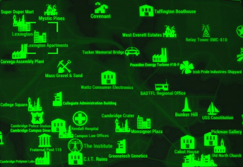 Image - FO4 map Lexington Apartments.jpg | Fallout Wiki | FANDOM ...