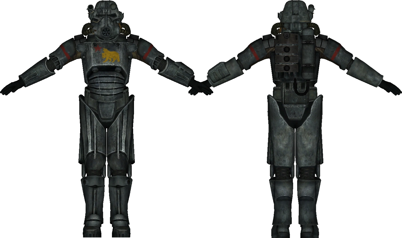 Fallout: NCR Salvaged Power Armour Minecraft Skin