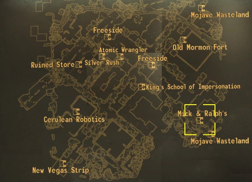 Image - Mick & Ralph's map.png | Fallout Wiki | FANDOM powered by Wikia