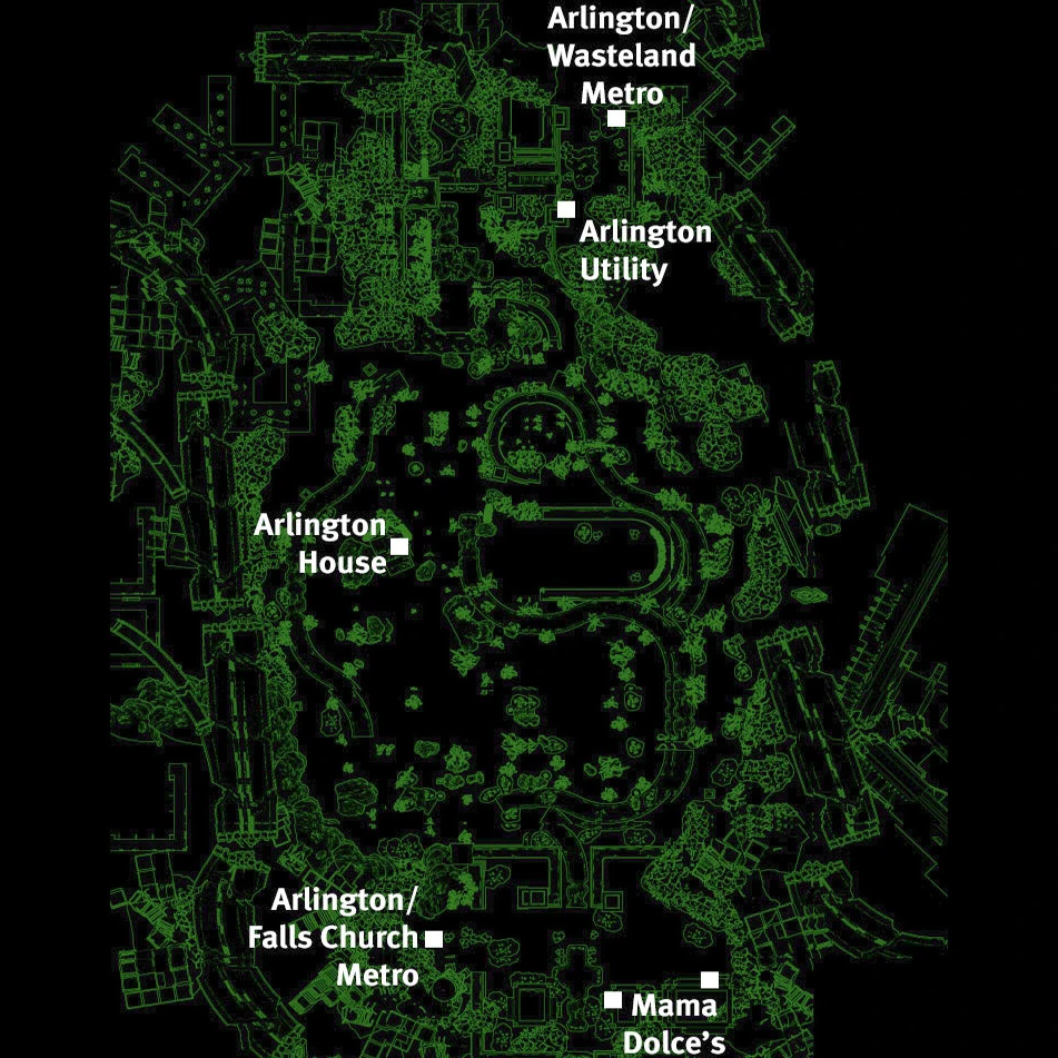 Image - Arlington Cemetery map.jpg | Fallout Wiki | FANDOM powered by Wikia