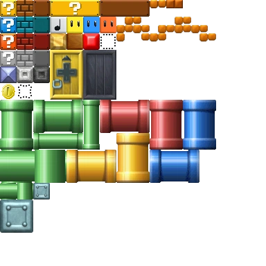 Image - Official NSMBW Tiles.png | Fantendo - Nintendo Fanon Wiki ...