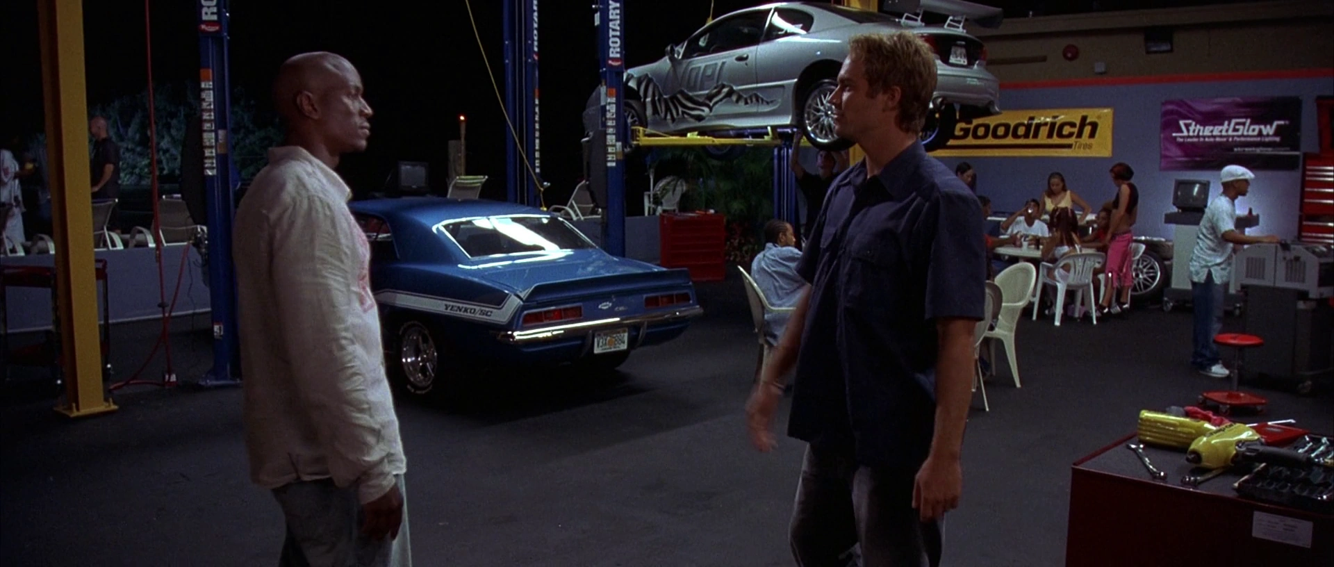 Image - Yenko Camaro inside Tej's Garage.png | The Fast and the Furious ...