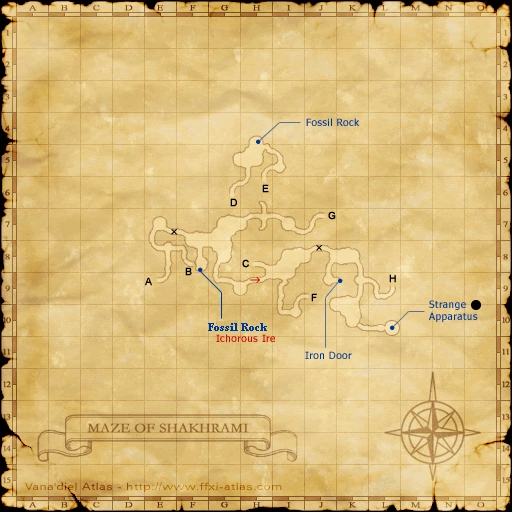Maze of Shakhrami/Maps | FFXIclopedia | Fandom powered by Wikia