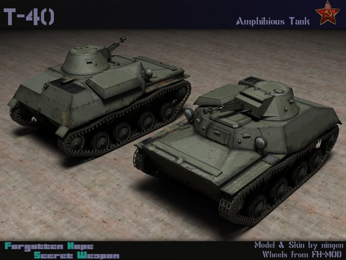 T-40 | Forgotten Hope Secret Weapon Wiki | Fandom powered by Wikia