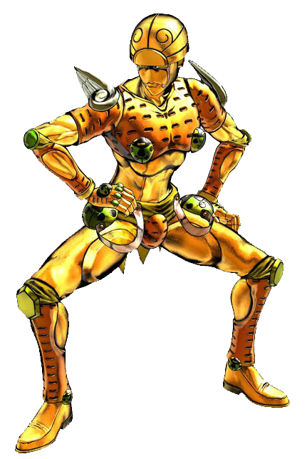 Image Gold Experience Jojos Bizarre Experience Png Fictional