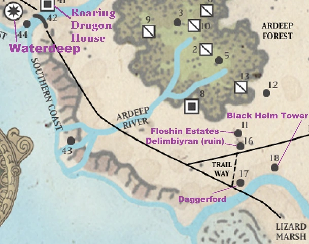 Image - WaterdeepEnvirons1.png | Forgotten Realms Wiki | FANDOM powered ...