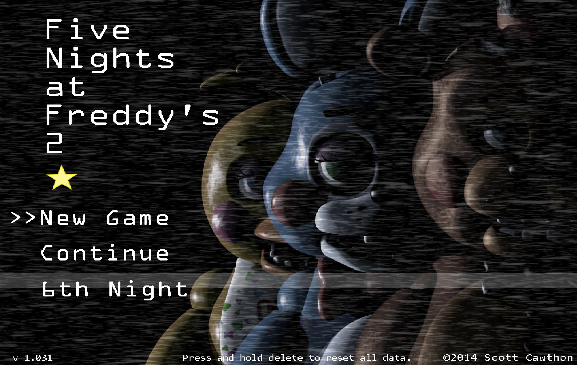 Image - FNaF2 1 Star.png | Five Nights at Freddy's Wiki | FANDOM ...