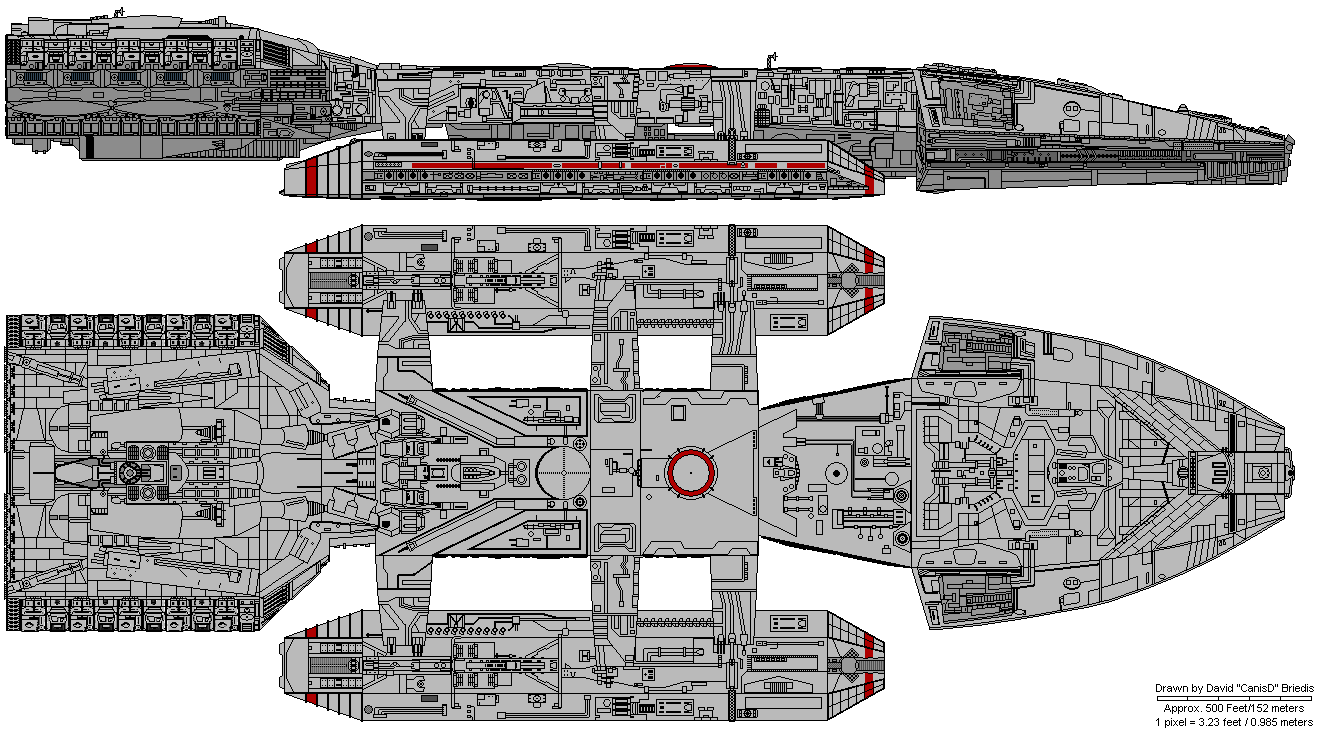 Columbia Class Battlestar (TOS) | Battlestar Galactica Fanon Wiki ...
