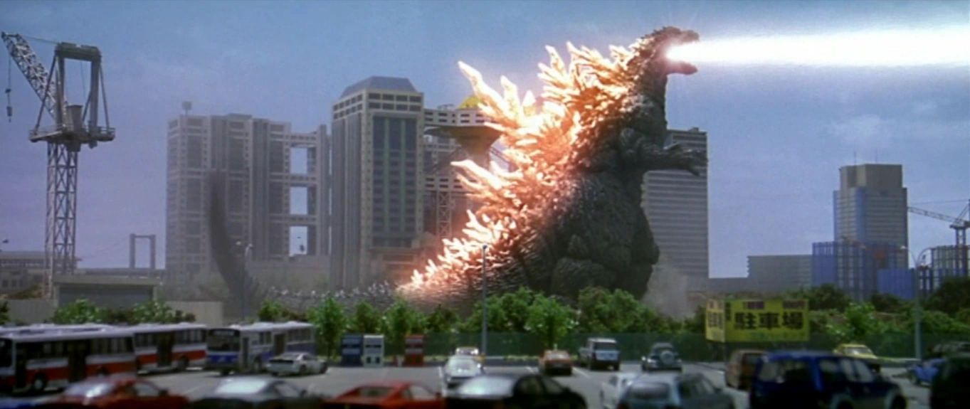 Image - Godzilla vs. Megaguirus - Godzilla fires atomic breath.png ...