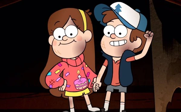 Image - S2e20 Dipper and Mabel celebrate.jpg | Gravity Falls Wiki ...