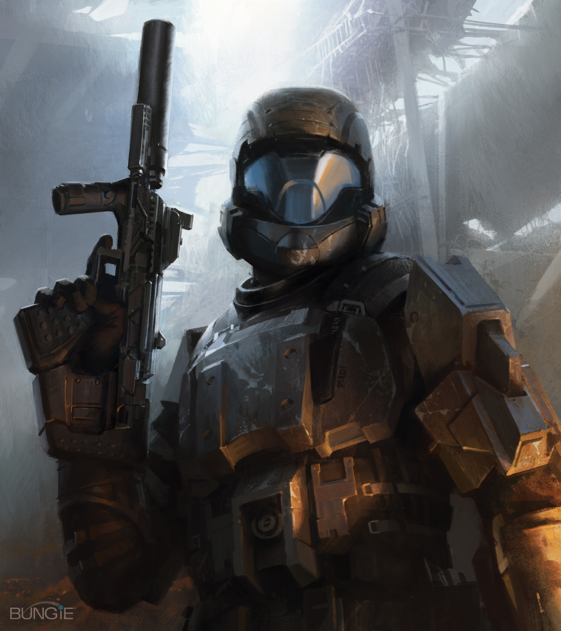 Image - The Rookie Concept Art halo3 odst.jpg | Halo Nation | FANDOM ... Image - The Rookie Concept Art halo3 odst.jpg | Halo Nation | FANDOM ...