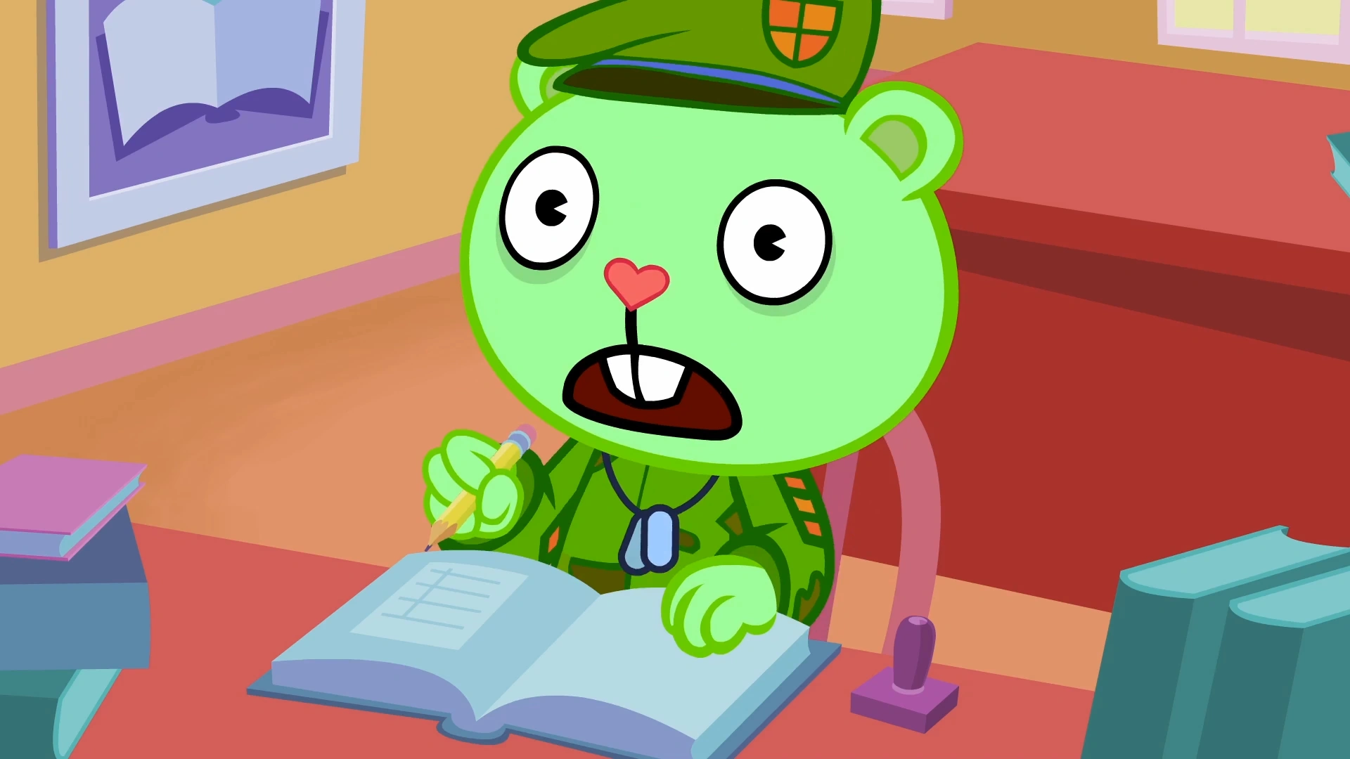 Image - S3E19 Flippy going to flip out....png | Happy Tree Friends Wiki ...