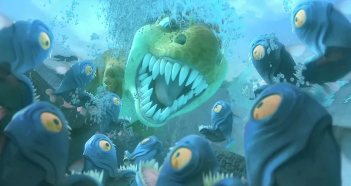 Image - Egbert scares Piranhas.jpg | Ice Age Wiki | FANDOM powered by Wikia