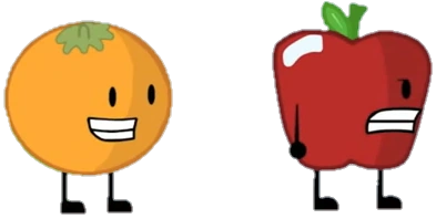 Image - OrangeandApple.png | Inanimate Insanity Wiki | FANDOM powered ...