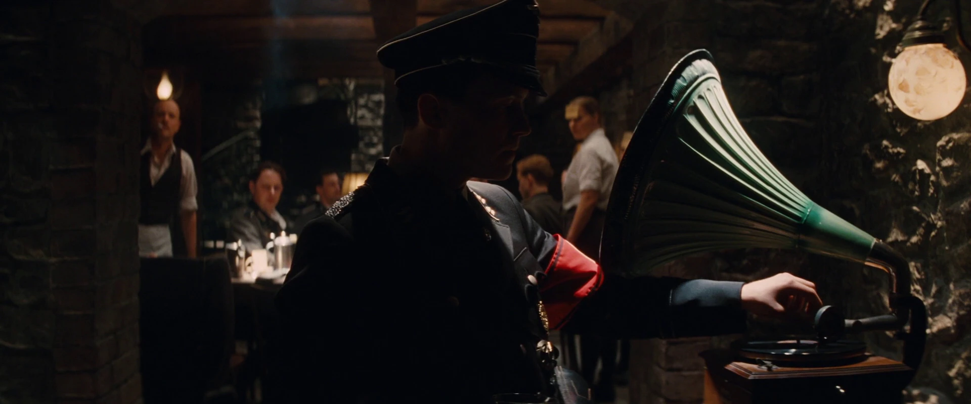 Image - Dieter Hellstrom picks-up the gramophone.jpg | Inglourious ...