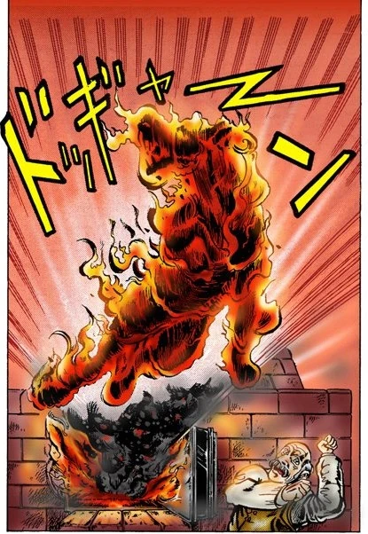 Image - Danny in Flames Chap 5.jpg | JoJo's Bizarre Encyclopedia ...