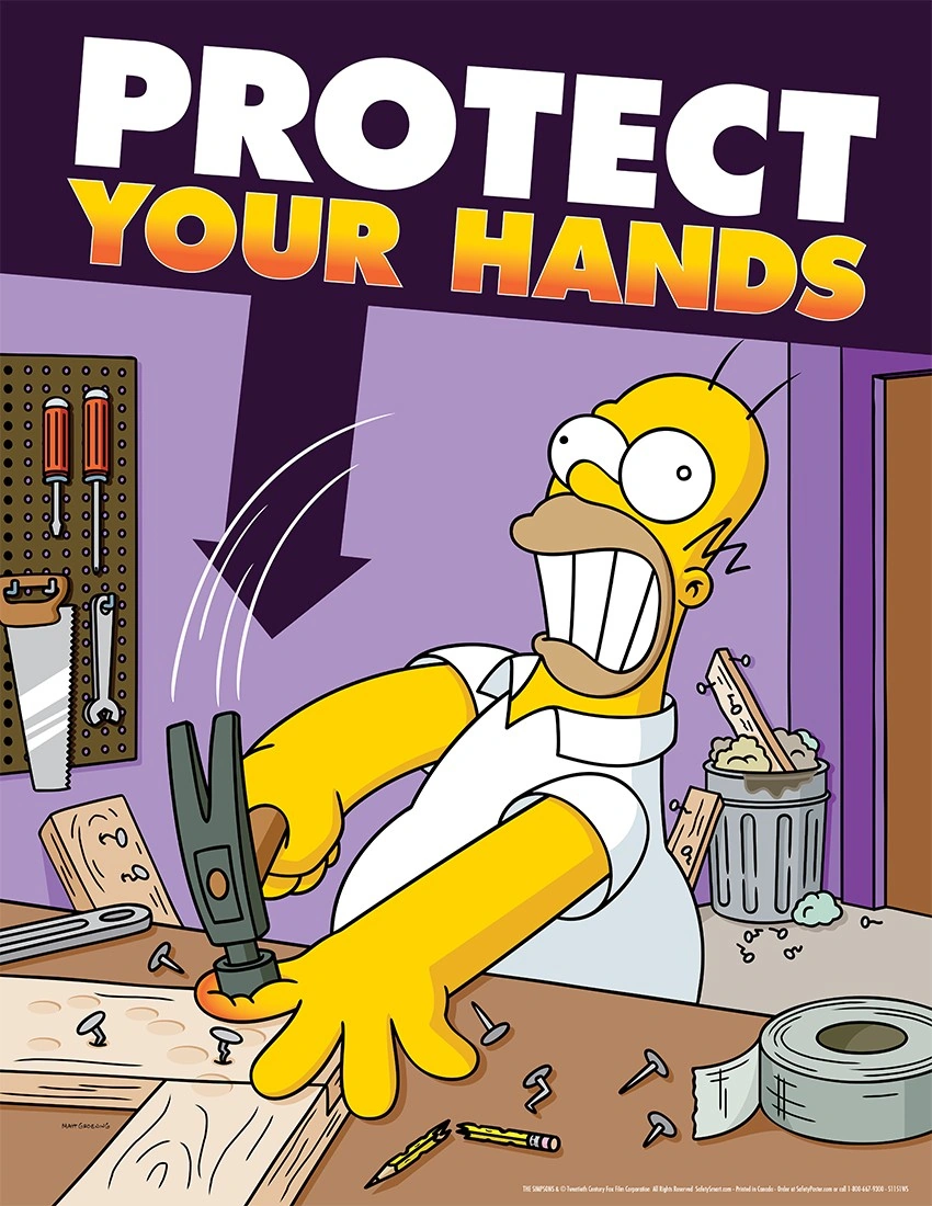 Imagen - The Simpsons Safety Poster 51.png | Simpson Wiki en Español ...
