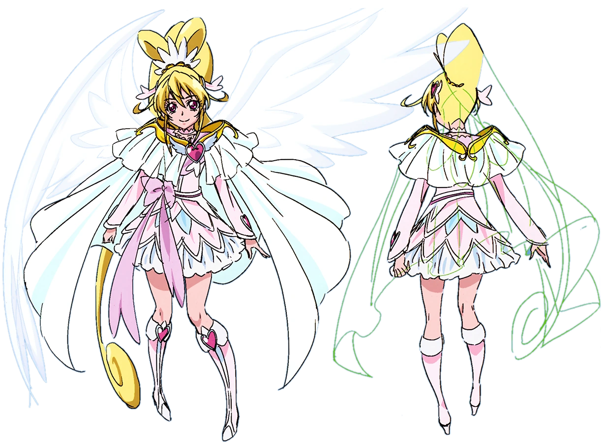Image - Doki Doki! Pretty Cure Cure Heart Parthenon Mode pose.png | Magical Girl (Mahou Shoujo ...