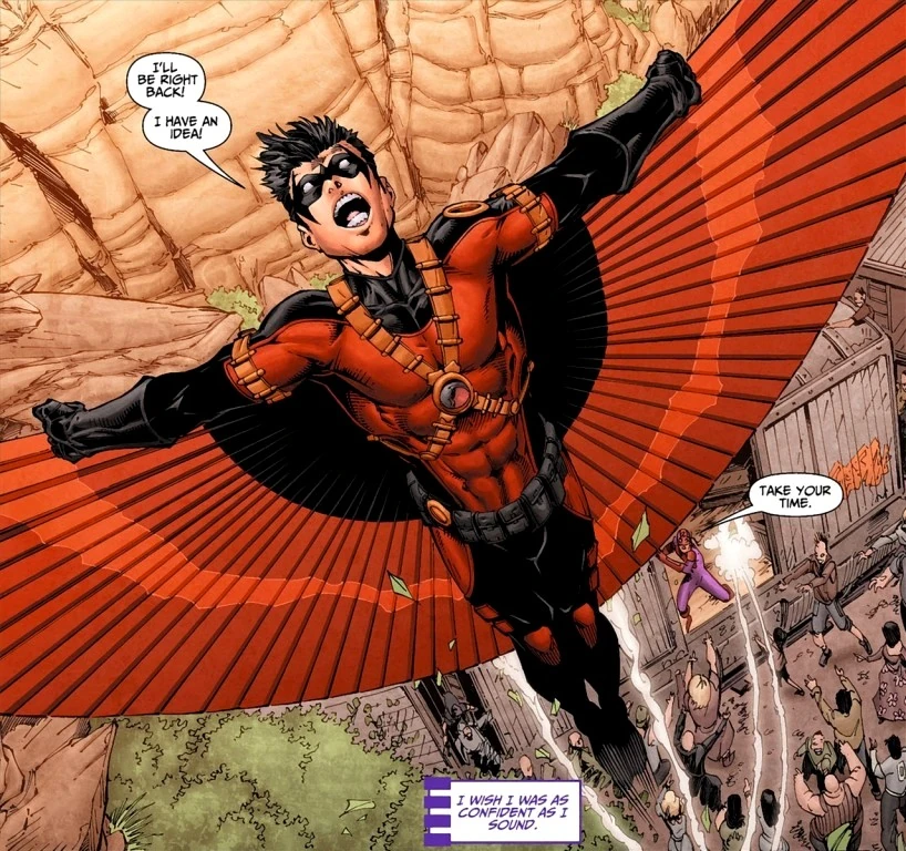 Red Robin's Glider Cape | DC Database | FANDOM powered by Wikia
