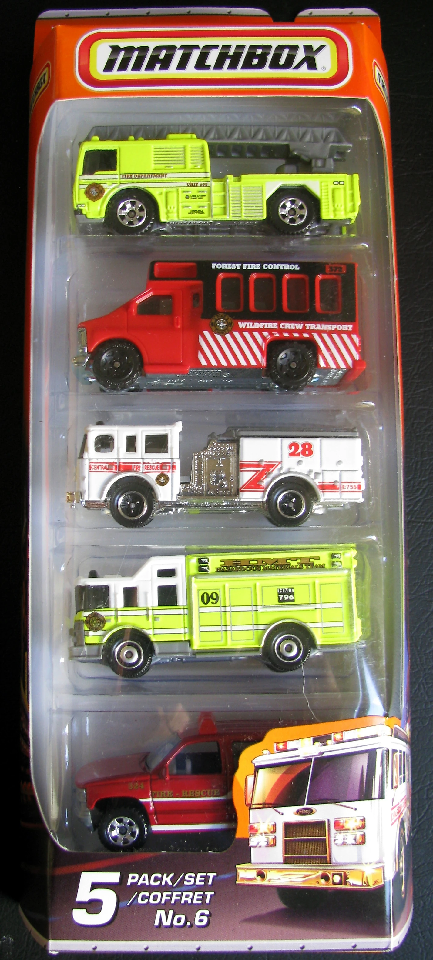 Image 2010 5 Packs No6 Fire Matchbox Cars Wiki Fandom Powered By Wikia