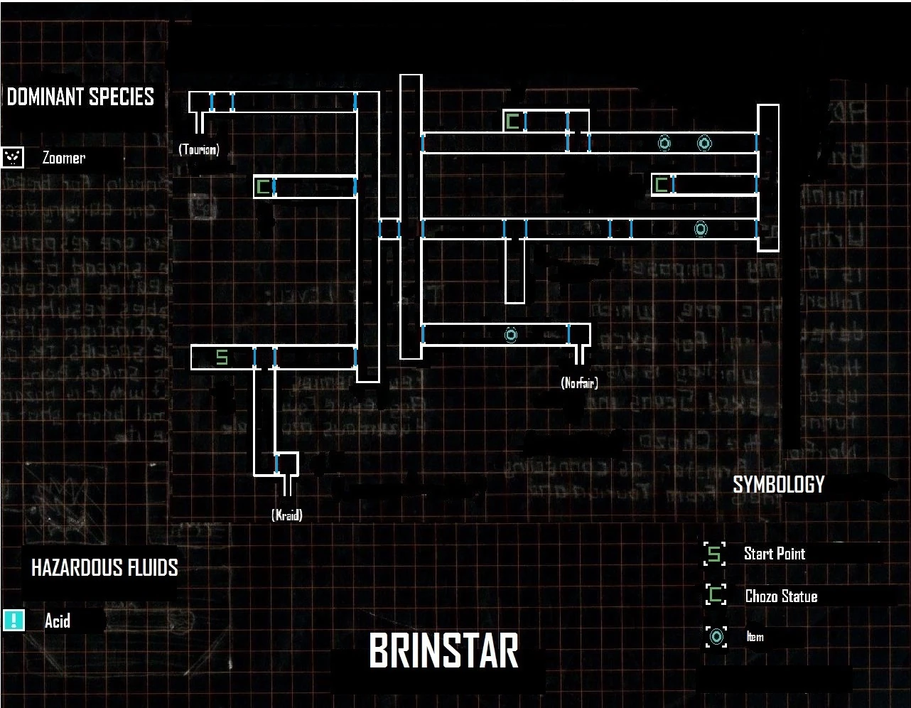 Image - Brinstar(original metroid)map.JPG | Wikitroid | Fandom powered ...