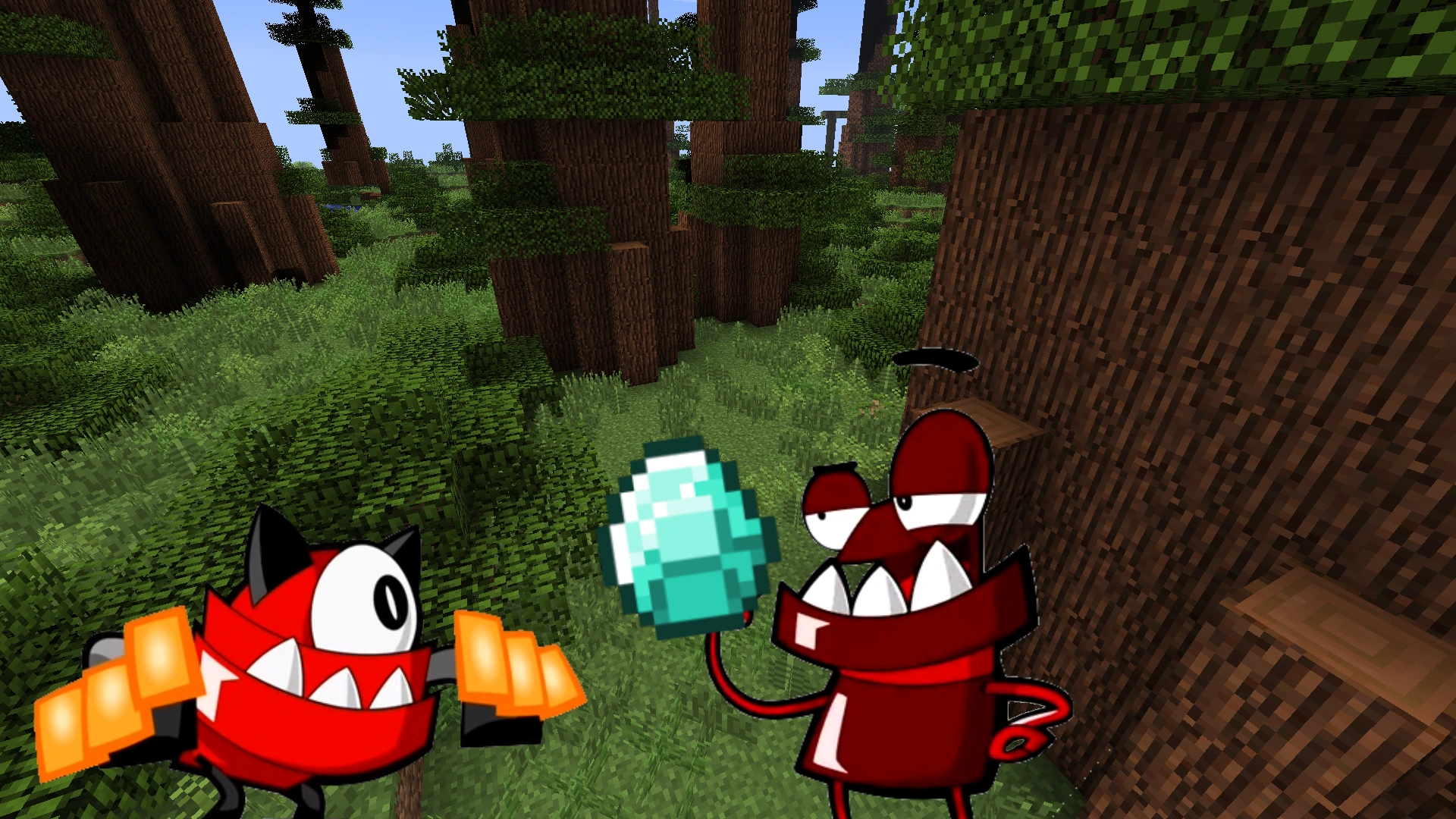 Image - Mixels in Minecraft (Note - I used the Biomes o' Plenty Mod for ...