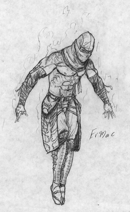 Image - Ermac concept sketch.jpg | Mortal Kombat Wiki | Fandom powered ...