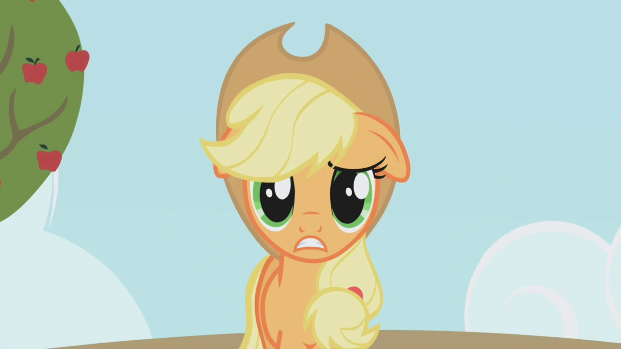 Image - Applejack worried S1E04.png | My Little Pony Friendship is ...