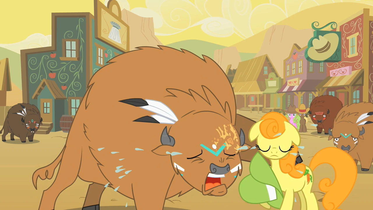 Image - Golden Harvest and crying buffalo S01E21.png | My Little Pony ...
