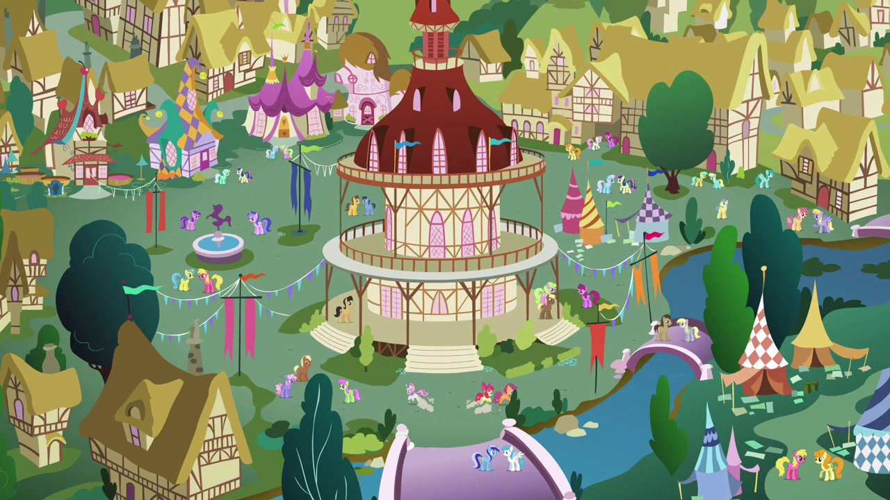 Image - Town Square Exterior S2E17.png | My Little Pony Friendship is ...