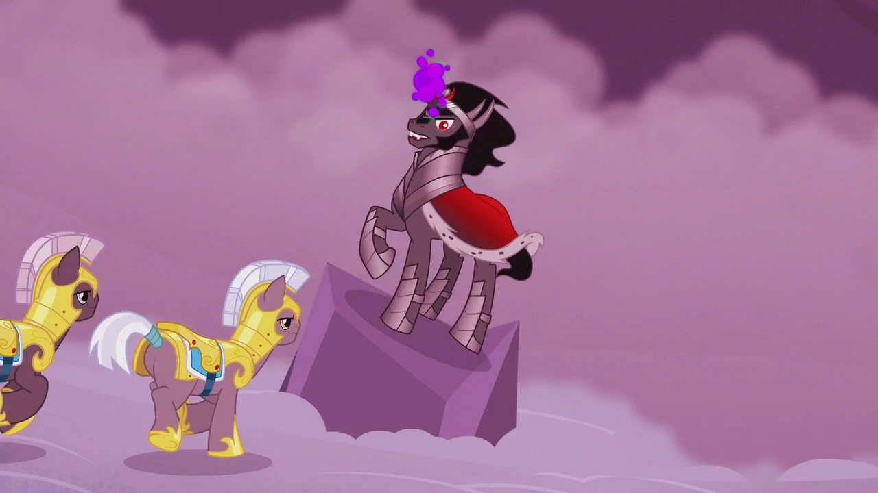 Image - King Sombra rising on a crystal spire S5E25.png | My Little ...