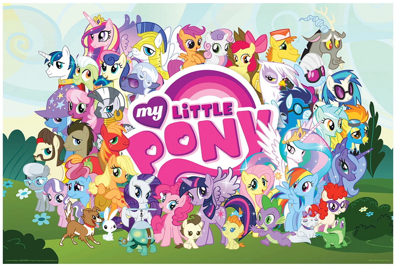 Image - Aquarius My Little Pony Cast poster.png | My Little Pony ...