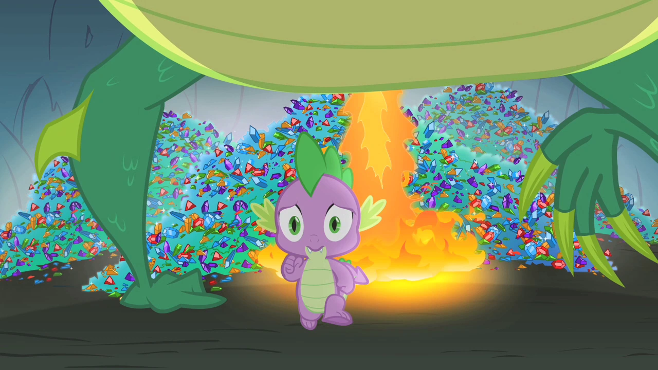 Image - Spike running from fire S1E24.png | My Little Pony Friendship ...