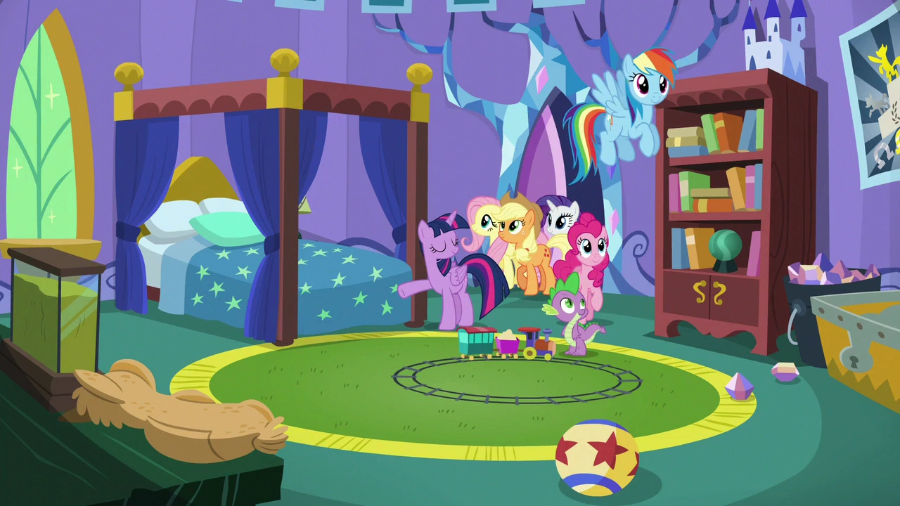 Image - Main cast in a room S5E19.png | My Little Pony Friendship is ...