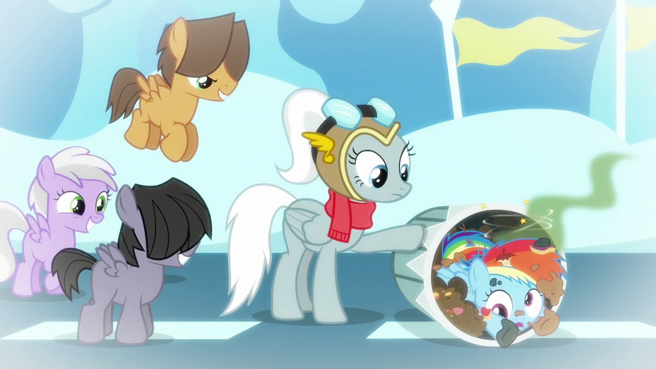 Image - Young Rainbow dizzy and covered in trash S6E7.png | My Little ...
