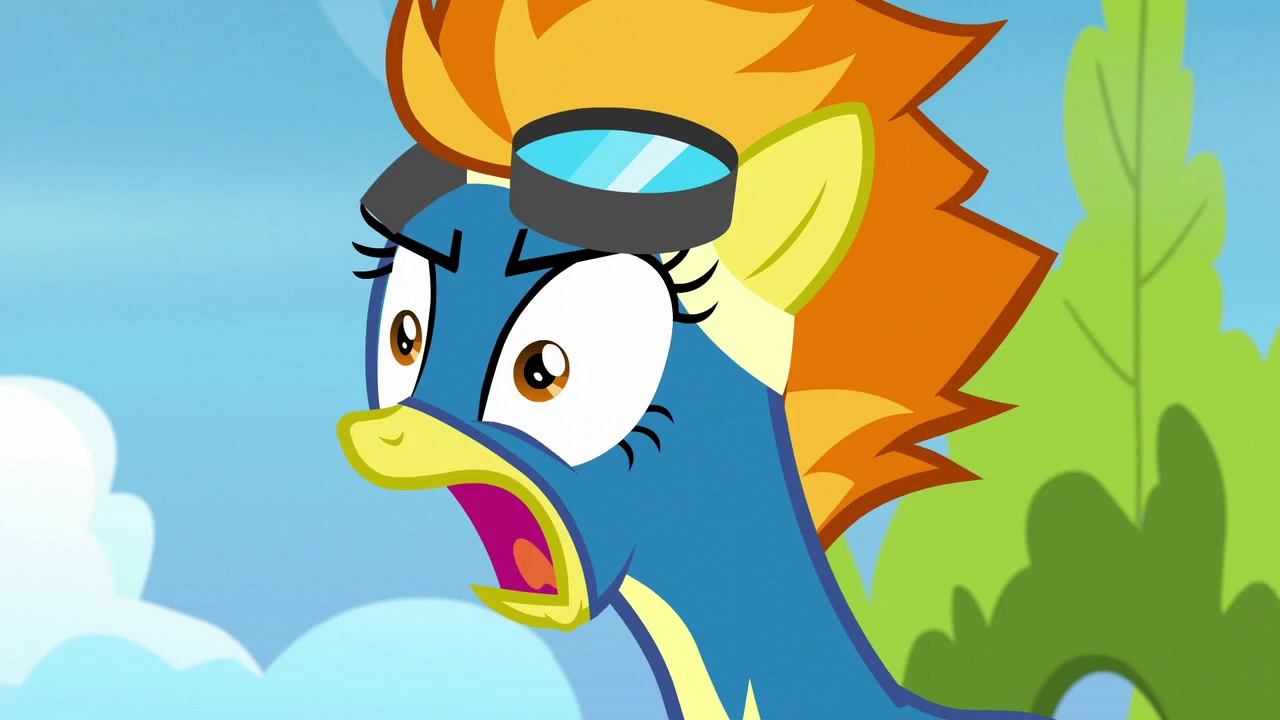 Image - Spitfire shouting "look out!" S6E7.png | My Little Pony ...