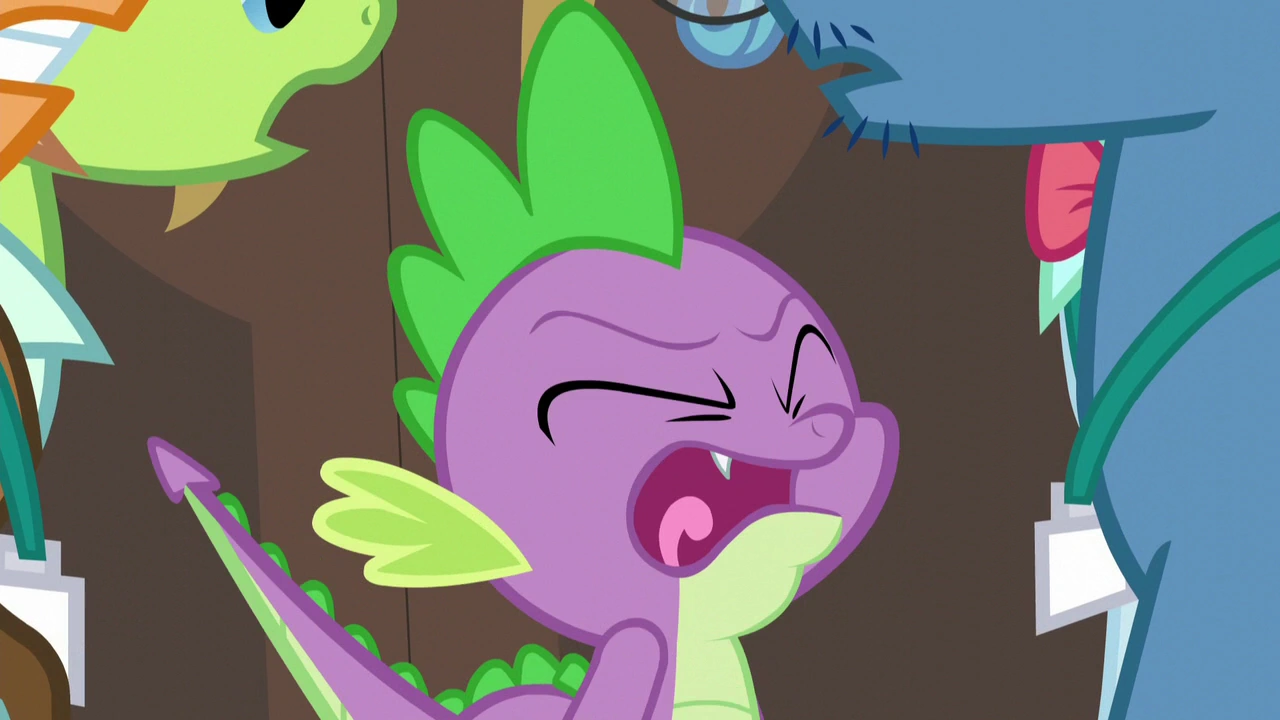 Image - Spike shouting "be quiet!" S5E10.png | My Little Pony ...