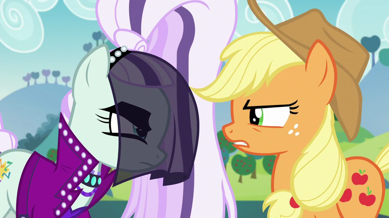 Image - Applejack and Countess Coloratura face-off S5E24.png | My ...
