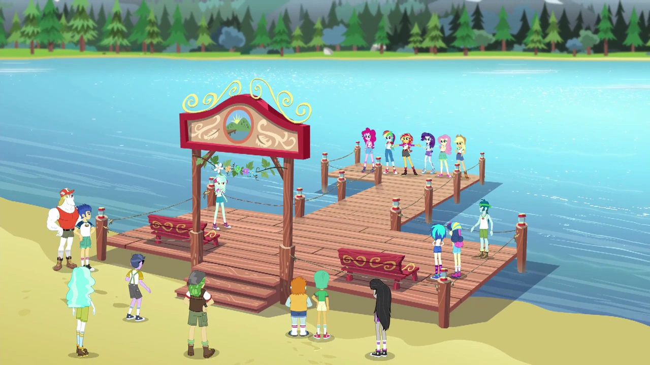 Image - Equestria Girls and Wondercolts on the completed dock EG4.png ...