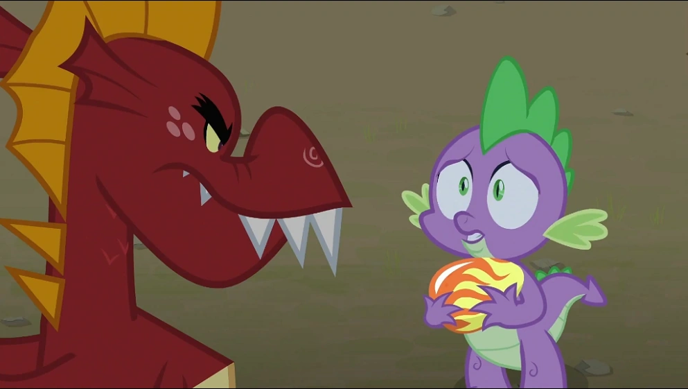 Image - Garble with Spike S2E21.png | My Little Pony Friendship is ...